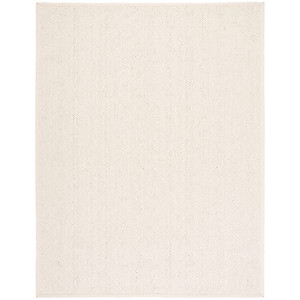SAFAVIEH Natural Fiber Collection 8' x 10' Ivory NF483A Handmade Premium Wool & Jute Area Rug
