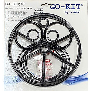 Pac Fab Multiport Valve 2 Gasket & O-Ring Kit Go-Kit 70 with Small Package of Magic Lube