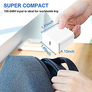 [MFi Certified] iPhone 14 13 12 11 Fast Charger, 2Pack 20W PD Type C Wall Charger Block with 6FT USB-C to Lightning Cables Compatible with iPhone 14/13/ 12/11/ XS/XR/X/ 8 Plus/iPad,White