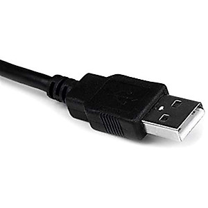StarTech.com 1 ft. USB to RS232 Serial DB9 Adapter Cable with COM Port Retention - Up to 920 kpbs USB A to DB9 Serial Adapter , TAA (ICUSB232PRO)