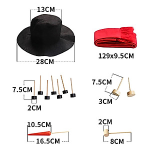 Orgrimmar Snowman Decorating Kit Snowman Making Kits Tools Winter Outdoor Toys Decoration (Medium)