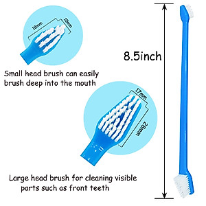 20 PCS Pet Dog Soft Toothbrush Dog Toothbrush Finger Toothbrush pet Toothbrush Small to Large Dogs