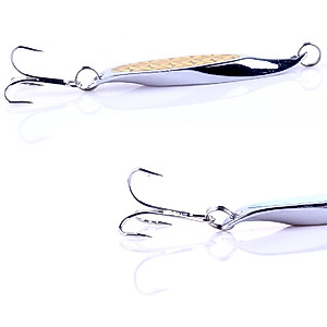 Fishing Lures,Fishing Spoons,Trout Lures,Bass Lures,2.75inch/.074oz,5-Piece Box,Applicable to Various Waters,Suitable for Many Kinds of Fish,Fishing Spoons Lures