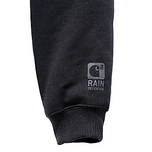 Carhartt mens Rd Rockland Sherpa Lined (Big & Tall) Hooded Sweatshirt, Black, Large Tall US