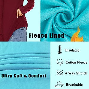 TAIPOVE Womens Fleece Sweatershirt w Pockets Half Quarter Zip Pullover Winter Long Sleeve T-Shirt Cute Casual Henley Tops Beige