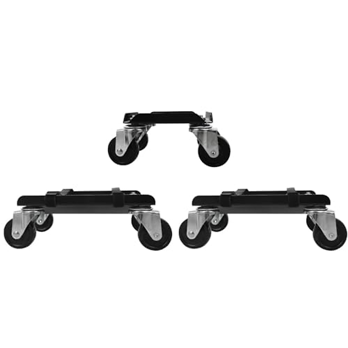 MaxxHaul 50906 Snowmobile Moving Dolly Set, 1500lbs Load Capacity V-Slide Anti-Slip Rubber Pads Straps Firmly Attaching on Skis