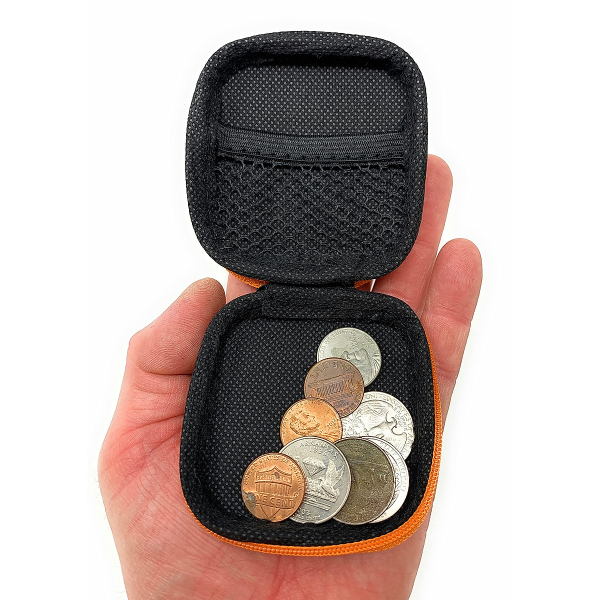 Bulk 24 Pack of Square Hard Foam Earbud Storage Cases