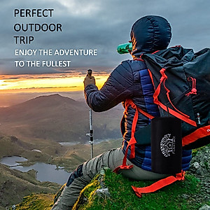 Flantree Sleeping Bag 4 Seasons Adults & Kids for Camping Hiking Trips Warm Cool Weather,Lightweight and Waterproof with Compression Bag,Indoors Outdoors Activities