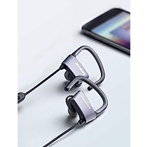 Soundcore Arc Wireless Sport Earphones by Anker, IPX5 Water Resistant, 10 Hour Battery Life, with Flexible EarHooks (Renewed)