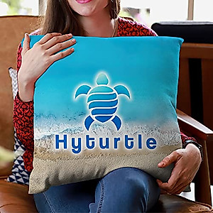 Hyturtle Personalized Wheel of Emotions Throw Pillow (Insert Included) Gifts for Social Worker School Counselor Psychologist - Feeling Wheel Custom Name Sofa Couch Cushion Home Decor Pillow