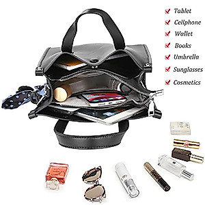 Genuine Leather Crossbody Handbag for Women Satchel Tote Purse Hobo Shoulder Bag for Women