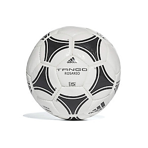 Adidas Men Tango Rosario Ball - White/Black/Black, Size 5