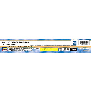 Hasegawa 1/72 F/A-18F Super Hornet 'VX-9 Vandy 1'