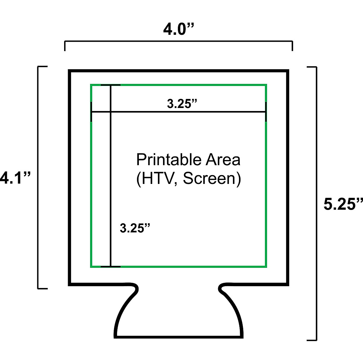 Blank Magnetic Can Coolie (6 Pack Black)