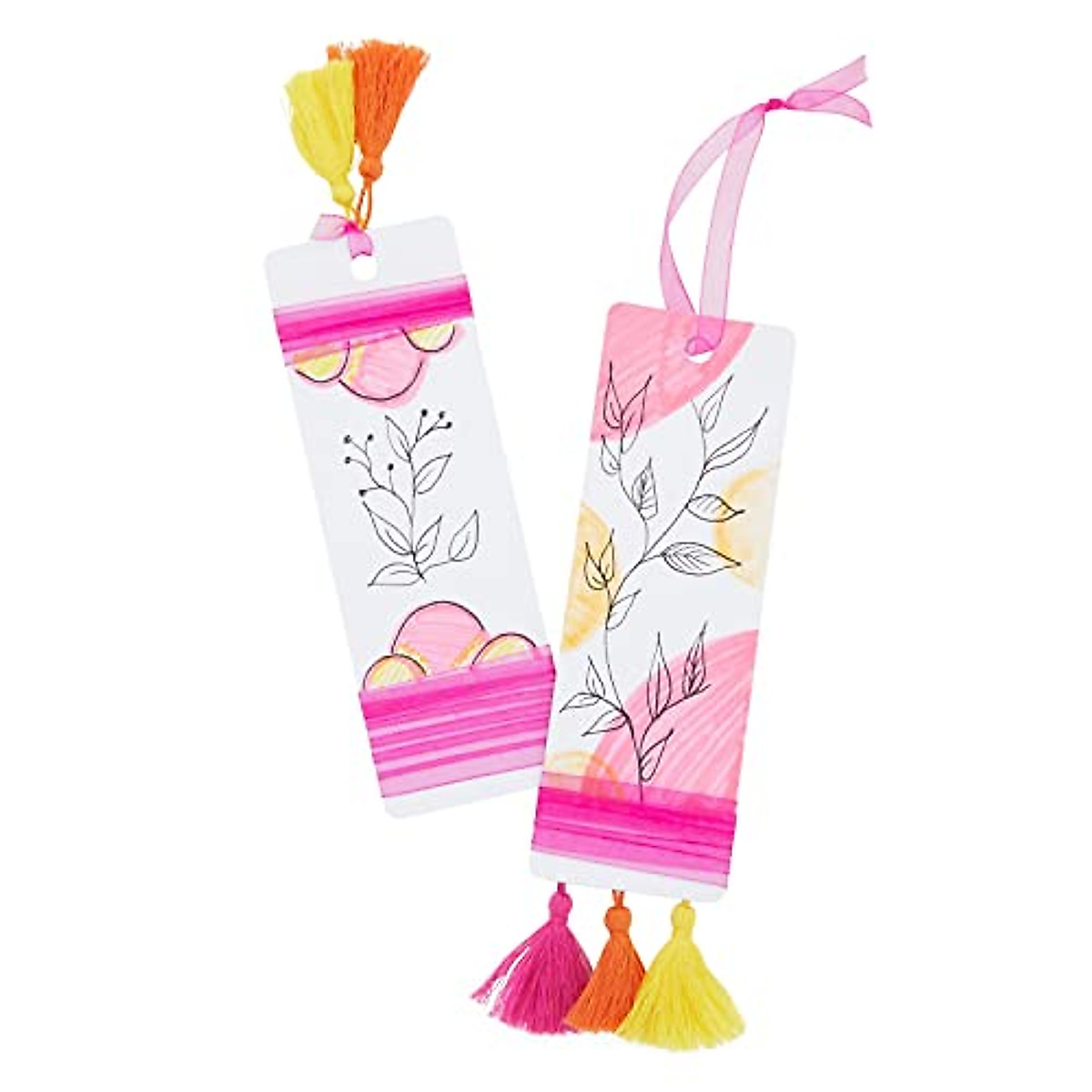 Juvale 300 Pack Bulk Blank Bookmarks for DIY Crafts, White Plain Bookmarks to Decorate (6 x 2 In)