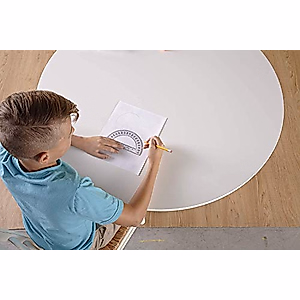 hand2mind 5314A Student Math Protractor, Clear, 20 Count (Pack of 1)