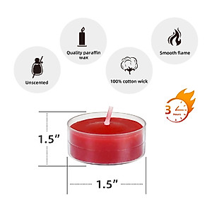 Jeco Inc. 12pk Cinnamon Cide Red TeaLight Candles