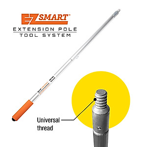 EZ Smart Extension Pole 21ft & Beyond Reach, 1 to 16 ft Extension Pole with The Option to go Beyond with Our add-a-Pole Section, Compact Segments Adjust to The Length You Need/Lightweight and Sturdy
