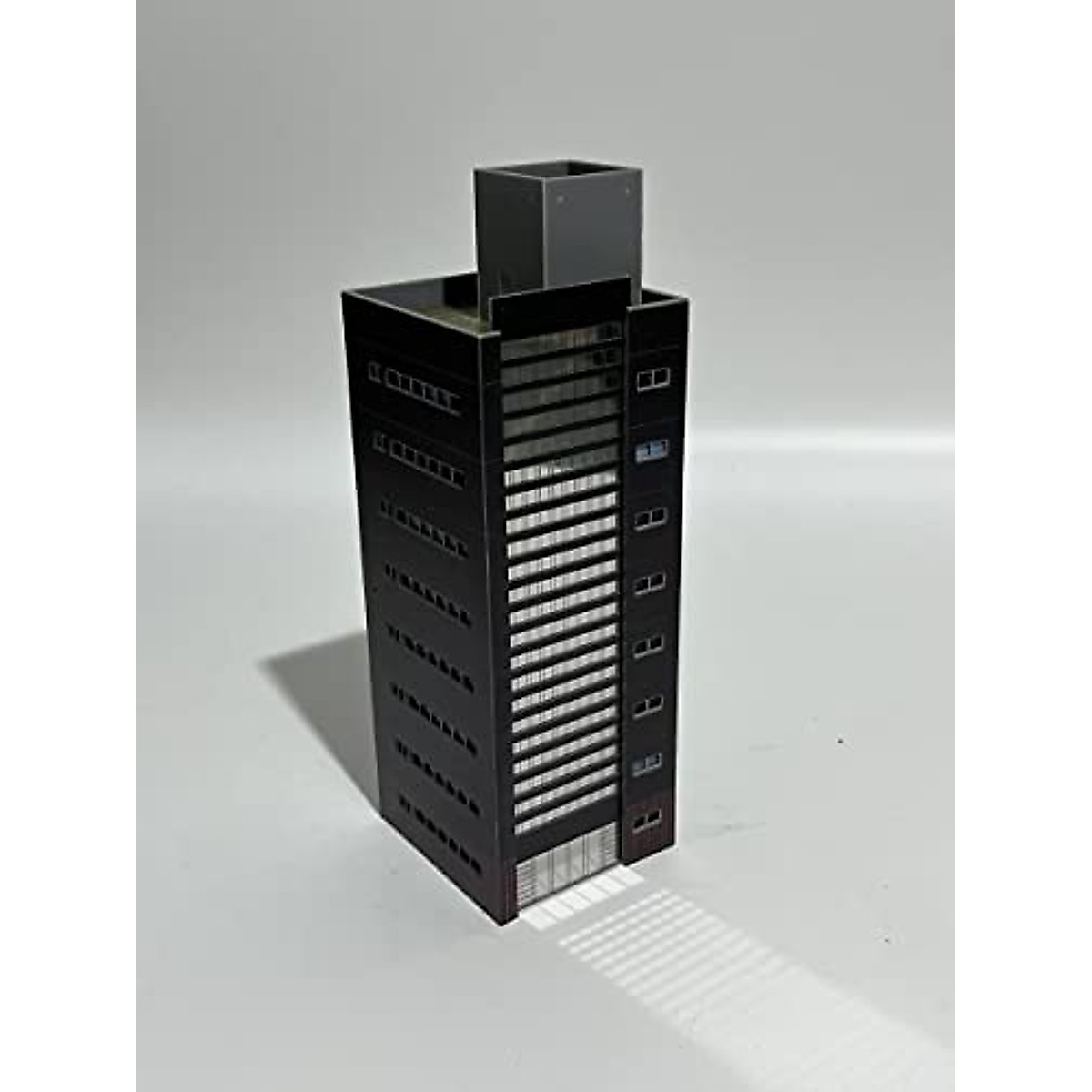 BENME N Scale Train Railway Scene Reflective Glass Building - 1:160