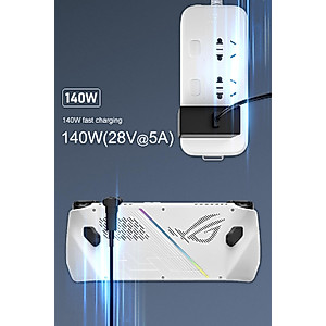 Jadebones 180 Degree Angle USB C Adapter (2 Pack), U Shape USB C Male to USB C Female PD 140W Extender Connector for ROG Ally,Steam Deck,Switch,Laptop,Tablet,Phone