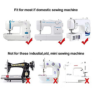Overlock Overcast Sewing Machine Presser Foot Fits Most Low Shank Snap-On Singer, Brother, Babylock, Euro-Pro, Janome, Kenmore, Juki, Elna Sewing Machines