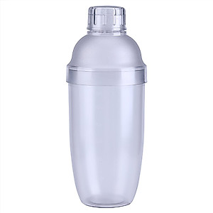 Cocktail Shaker,Anti-leakage Transparent PC Milk Tea Cocktail Drink Shaker Bar Tool 700C Shaker Mixer for Bartending and Home Bar,Essential Bar Accessories Bartender Kit
