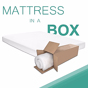 Mattress Solution, 3-Inch Waterproof Mini Crib Mattress, Breathable & Removable Cover, CertiPUR-US Certified, 24 x 38 x 3, White