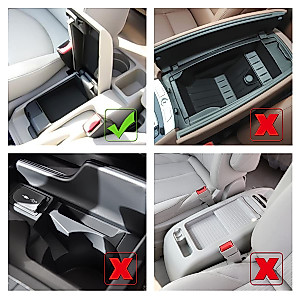 ZXZMZT Car Net Pocket Handbag Holder, Car Purse Holder Between Seats Front, Between Seats car Organizer, Accessory Organizer,Backseat Organizer Storage for Car Front Seat. (Black, 4.5inch)