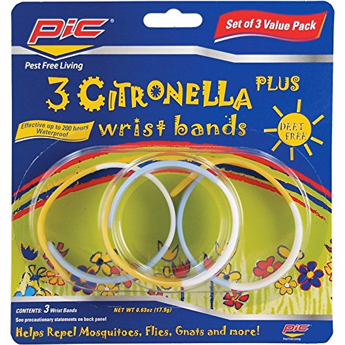 Pic Citronella Plus Wristband (3 Count)