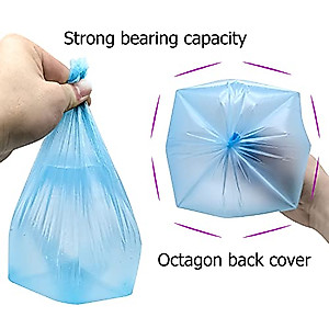 YSSAI 0.5 Gallon Trash Bags 180 Counts Small Trash Bags Car Garbage Bag Pet Garbage Bag Wastebasket Bin Liners for Home Office Kitchen Small Sized Waste Bin 6 Colors