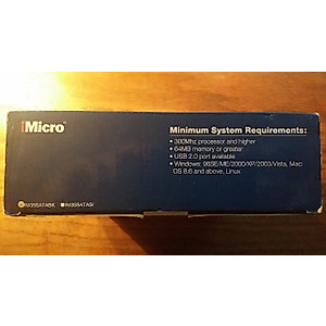 iMicro IM35SATABK 3.5 inch USB2.0-SATA External Drive Enclosure (Black)