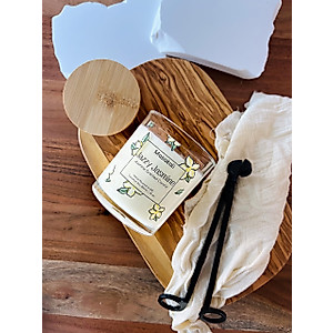 Jazzy Jasmine - Masakali Collection from Casa Dekor. Handmade Jasmine Scented Coconut Soy Wax Candle with Premium & Sustainable Ingredients. 7.5oz - Luxury Scented Candle
