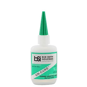 Bob Smith Industries Cyanoacrylate Glue, Super Glue, Insta-Cure, Insta-Cure+, Maxi-Cure, Un-Cure, and Insta-Set (Pack of 5) - with Make Your Day Paintbrushes