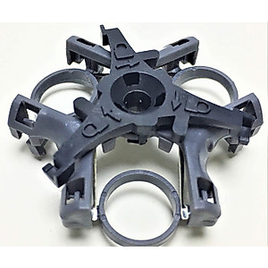 Shaver Razor Head Holder Cover & Frame Plate for Philips Norelco SmartTouch-XL HQ9100 HQ 9100XL 9100XLCC HQ9140 HQ 9140XL 9140XLCC HQ9150 HQ 9150XL 9150XLCC HQ9160 HQ 9160XL 9160XLCC Beard Silver