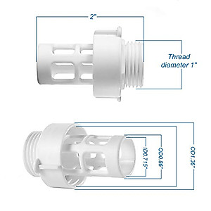 Garden Hose Water Drain Plug Connector/Adapter for Intex Round Pool Hose Drain Adapter Parts No.10184 (1)
