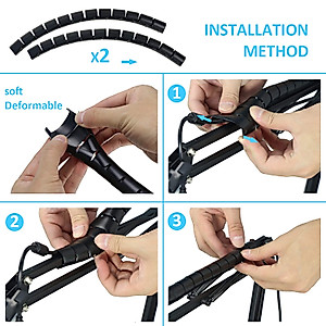 MXL 770 990 Microphone Stand with Pop Filter - Mic Suspension Boom Arm Stand with Windscreen, Cable Sleeve Compatible with MXL 770 990 Mics by YOUSHARES