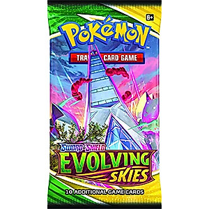 Pokémon TCG: Sword & Shield Evolving Skies Booster Box, Size: 4. Booster Display