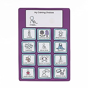 Calming Chart to reduce anxiety, support behaviour management and anger management, using visual aids, visual symbols, picture cards to support adhd, autism, aspergers