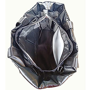 SGLTY Women Puffer Tote Bag,Winter Large Handbags, Designer Soft Puffer Shoulder Bag,Ladies Large Quilted Yoga Bag (Black)