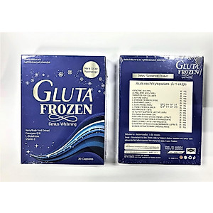 3 envelopes Frozen Collagen Whitening x10 Glutathione 10000 mg Reduce acne Freckles Melasma Aura Whitening Lightening Skin anti-aging Lightenin Skin Reduce Acne Hair Nails 1 envelopes : 60 Softgels