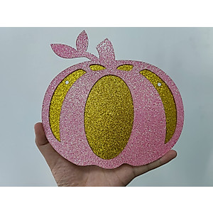 Gold Glitter What Will Our Little Pumpkin Be Banner Little Pumpkin Baby Shower Banner, Little Pumpkin Gender Reveal Banner for Fall Little Pumpkin Baby Shower Decorations