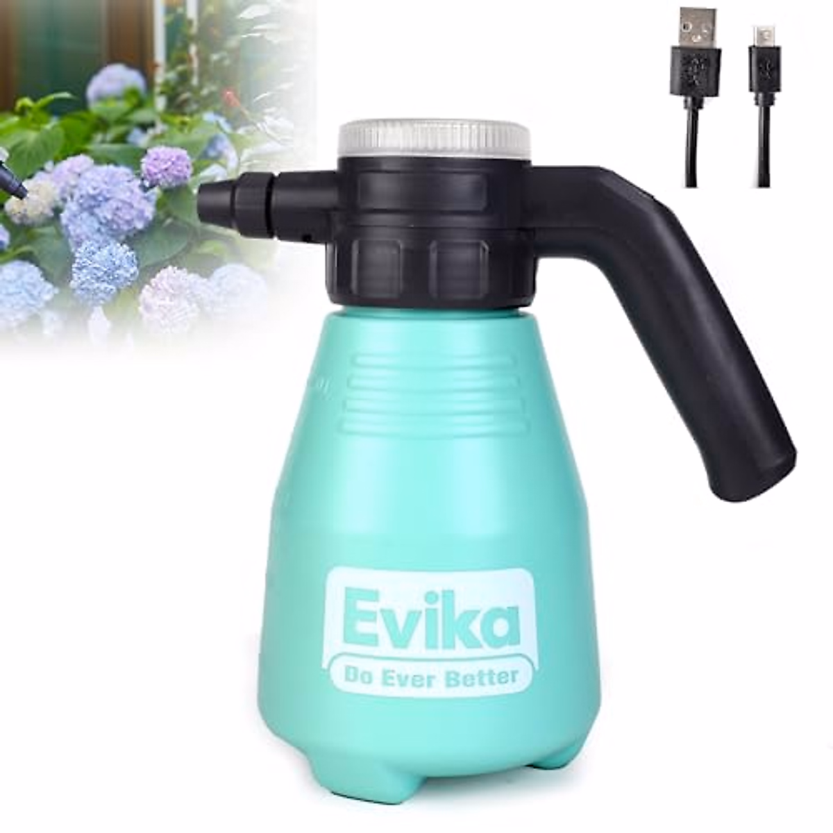 Electric Sprayer, 0.52 Gallon Handheld Battery Power Sprayer in Garden and Lawn,for Mist Plants, Home Cleaning