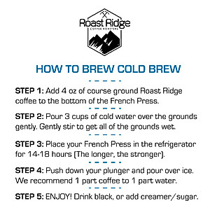 Roast Ridge Ground Cold Brew Coffee Blend, 2 lb.