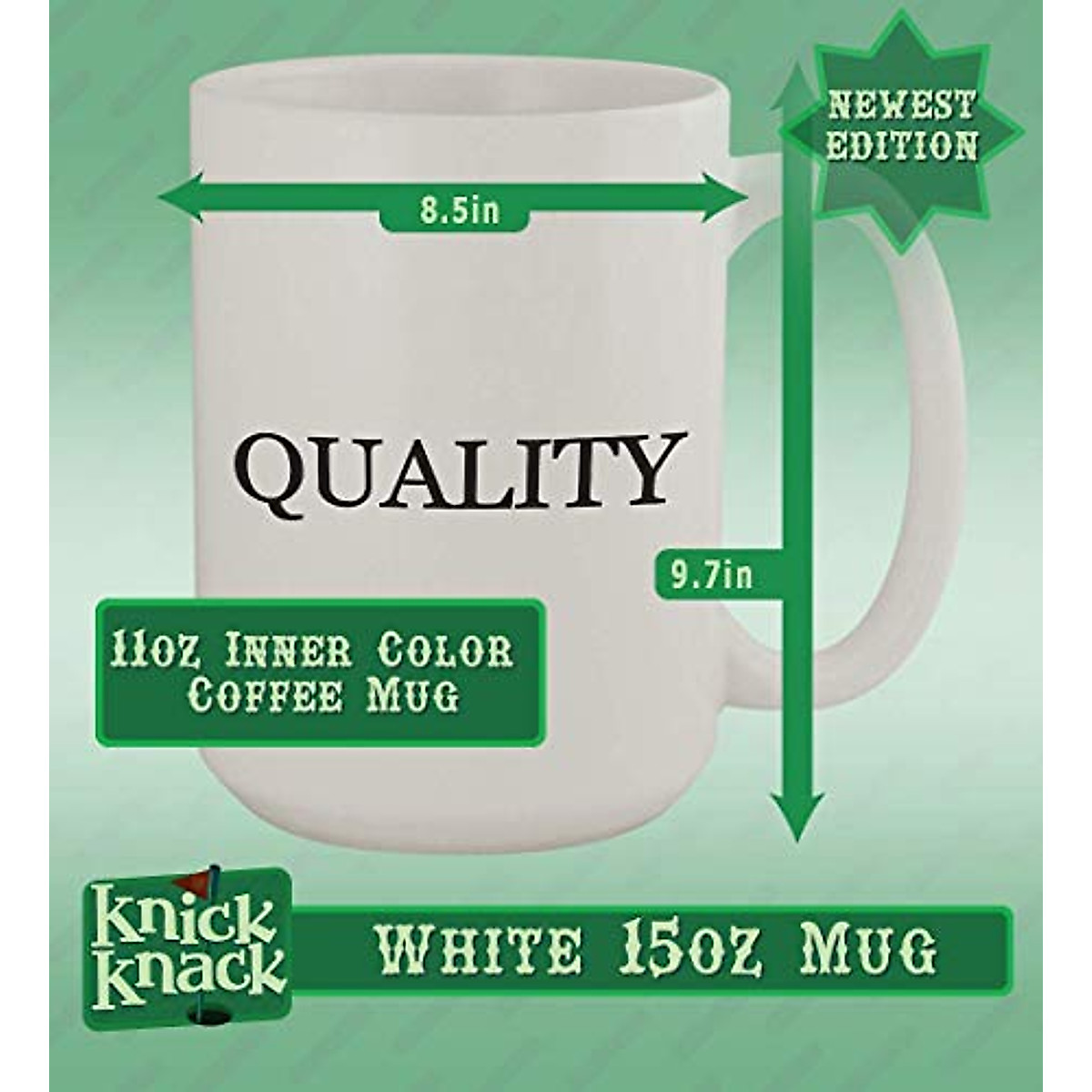 Knick Knack Gifts Of Course I'm Right! I'm A Ramsha! - 15oz Ceramic Coffee Mug, White
