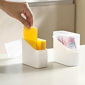 Sliced Cheese Container for Fridge,Cheese Storage Container,Plastic Cheese Slice Holder,Tea Bag Organizer Box,Food Keeping Box Container(transparent)