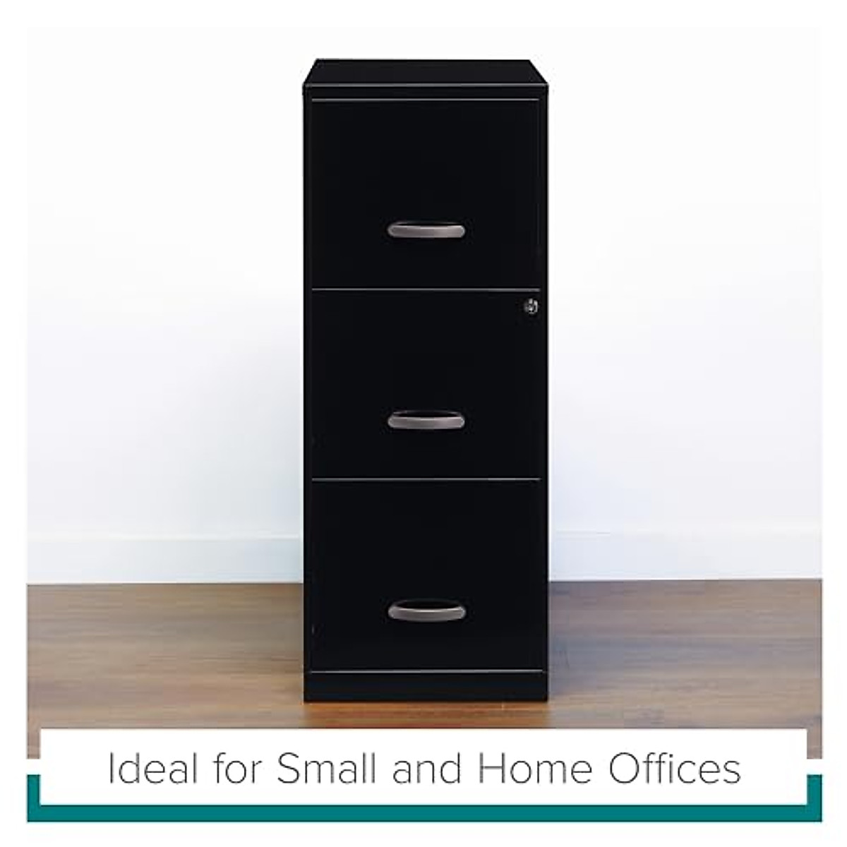 Lorell LLR18573 SOHO 18 3-Drawer Vertical File