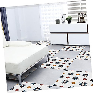 OSALADI 4pcs Stickers Color Stickers Peel and Stick Vinyl Planks Peel and Stick Vinyl Plank Flooring Sticky Tiles Floor Tile Sticker Square Sticker Bathroom Tile Sticker Mural
