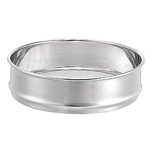 PATIKIL 80 Mesh Lab Sieve, 8" Diameter Test Sieve 304 Stainless Steel Wire Cloth (0.2mm) for Industrial Laboratory