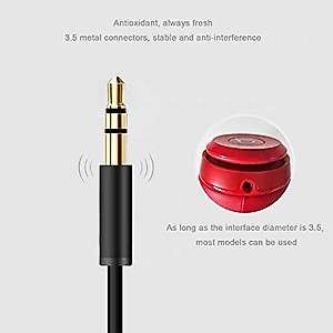 Replacement Audio Line Cable Cord Wire with in-line Microphone and Control is Compatible with Dr Dre Headphones Solo3 Studio2 Pro Detox Mixr Pill (White/1.4m)