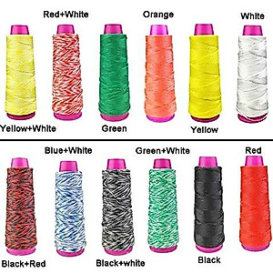 AMEYXGS Archery 110m Bowstring Material Dacron Bowstring Rope Making Thread (Orange)